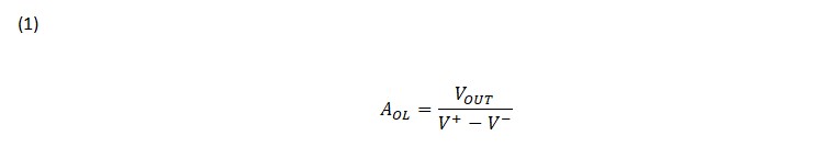 Measuring the Open Loop Gain of an Operational Amplifier